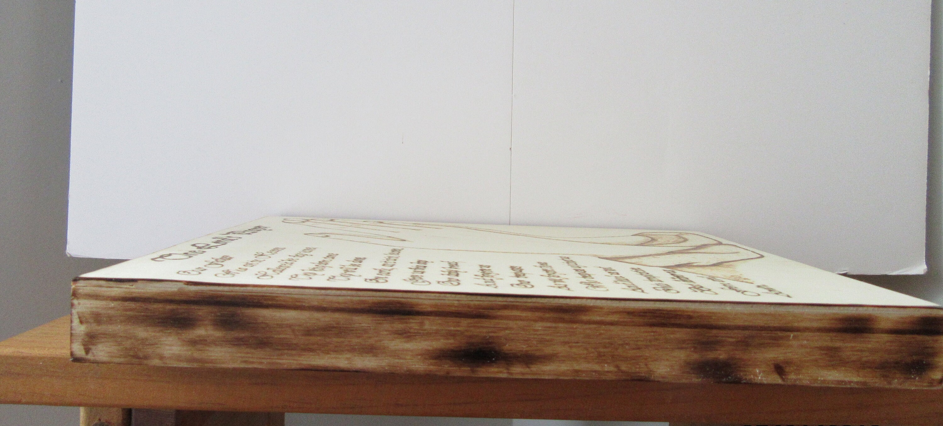 Pyrography Praying Hands the Lords Prayer Hand Burnt Wood - Etsy Hong Kong