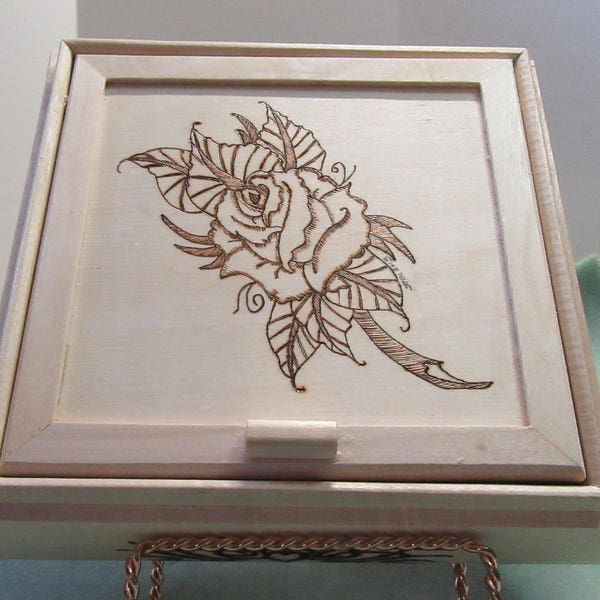Pyrography Jewelry - Etsy