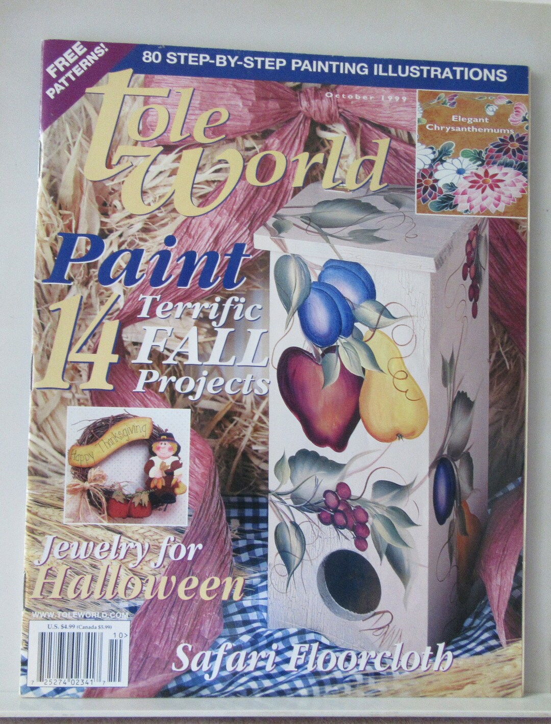 Tole World October 1999 Magazine Back Issue - Etsy