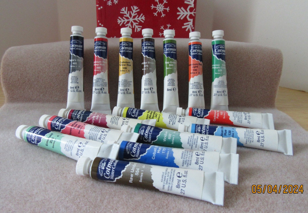 Windsor Newton Cotman Water Colour Paint Tubes - Etsy