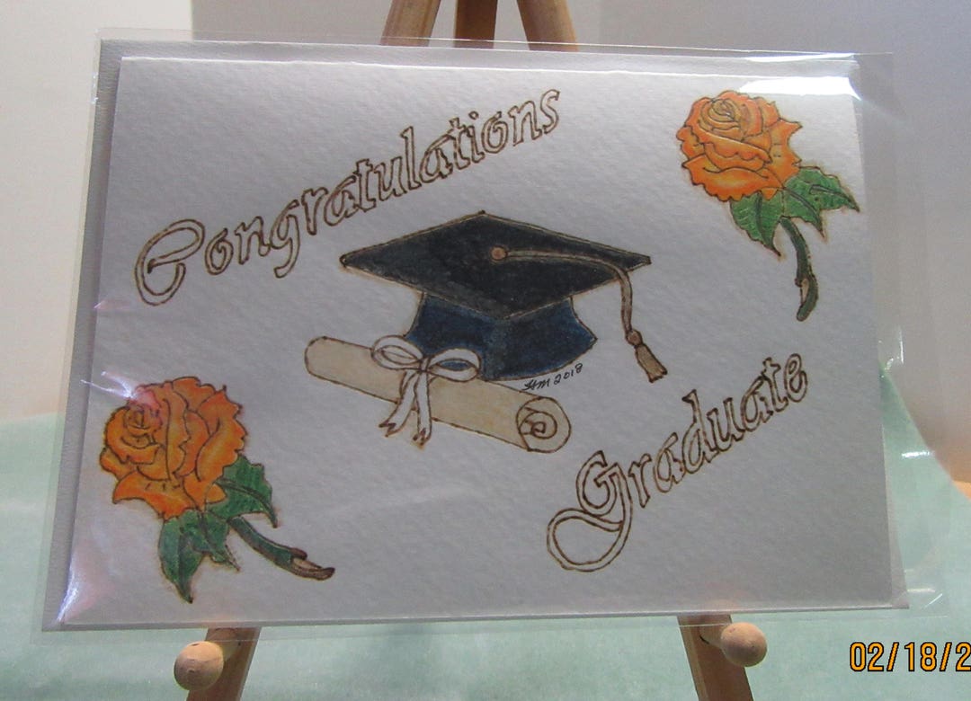 Yellow Roses , Graduation Cap and Diploma – Congratulations Graduate ...