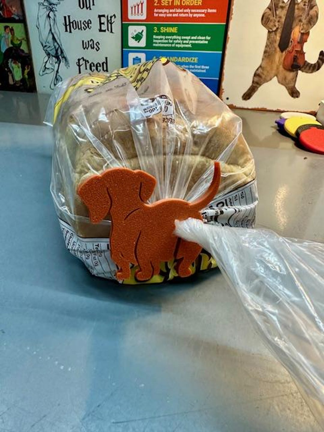 Funny Dog Bread Clip/tie - Etsy