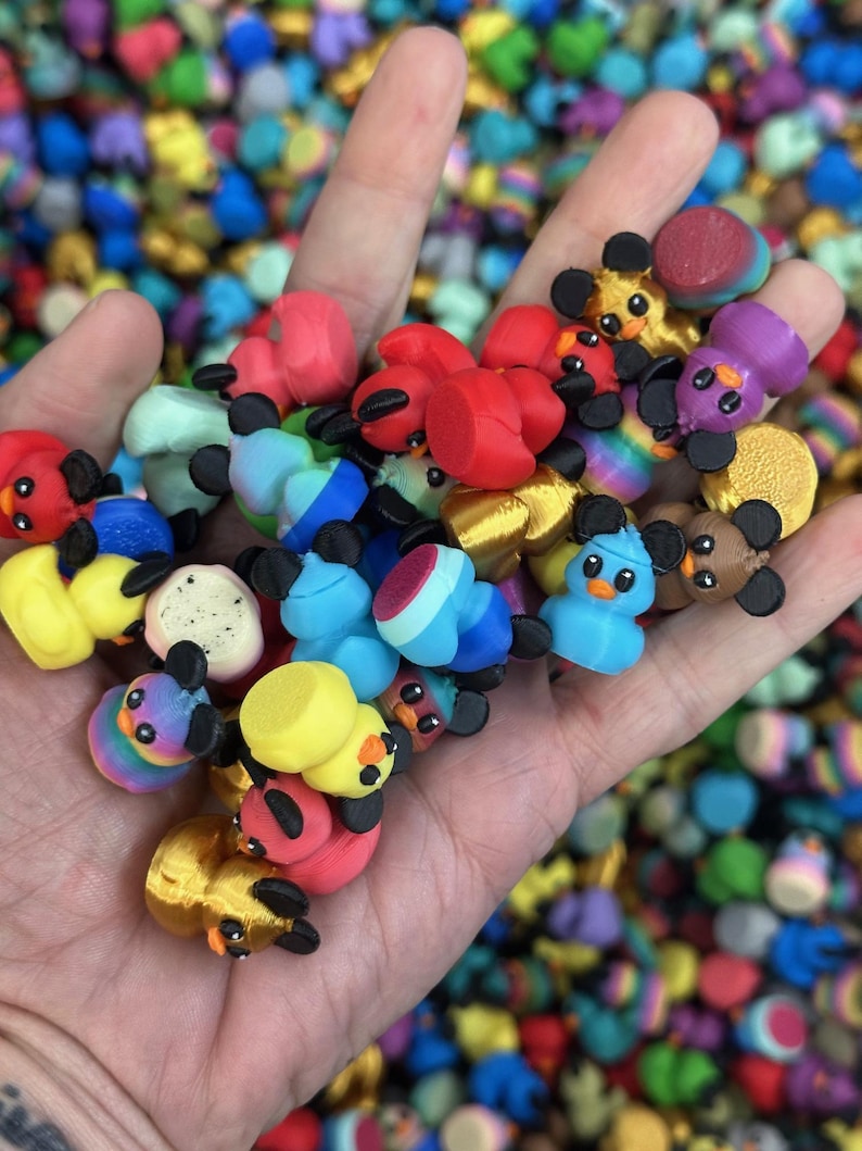 Quack Pack! Pop A Can of Mini Ducks With Mouse Ears - Many Colors ...