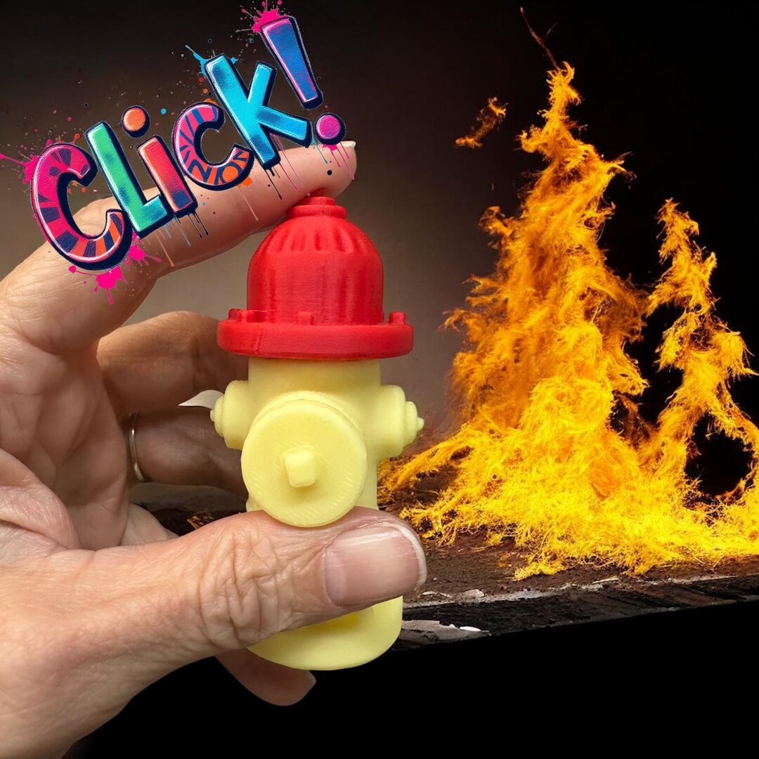 Fire Hydrant Clicker Clicking Fidget Toy - Etsy