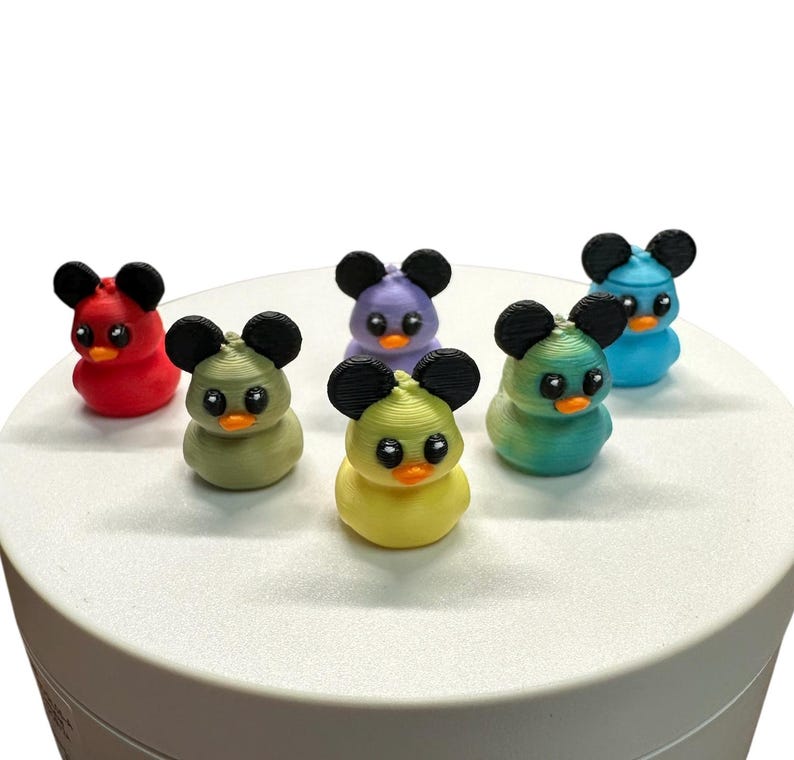 Quack Pack! Pop A Can of Mini Ducks With Mouse Ears - Many Colors ...