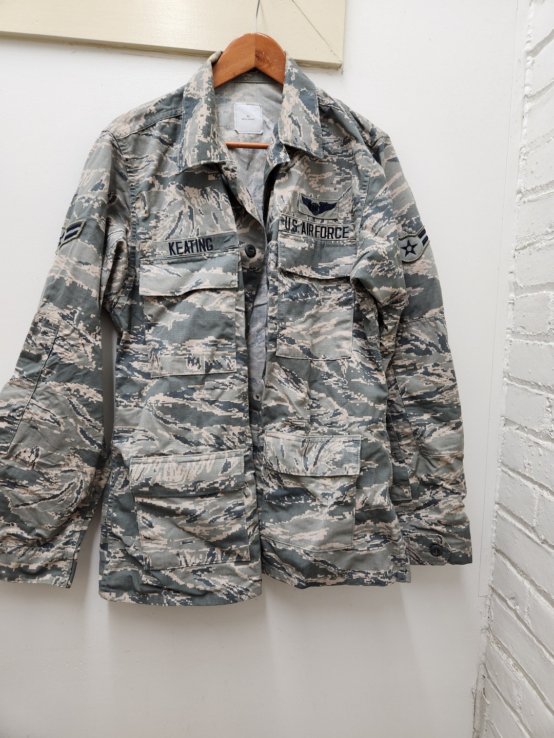 Military Issued USAF ABU Shirt/blouse With Patches-40l - Etsy