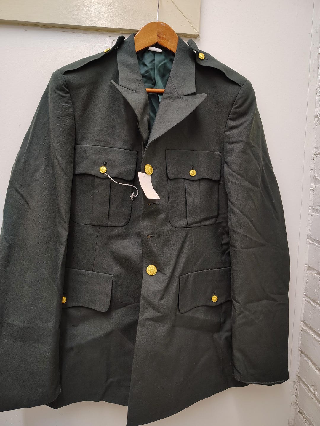 Vintage Military Issued OD Green Class A Dress Jacket-new-41l - Etsy