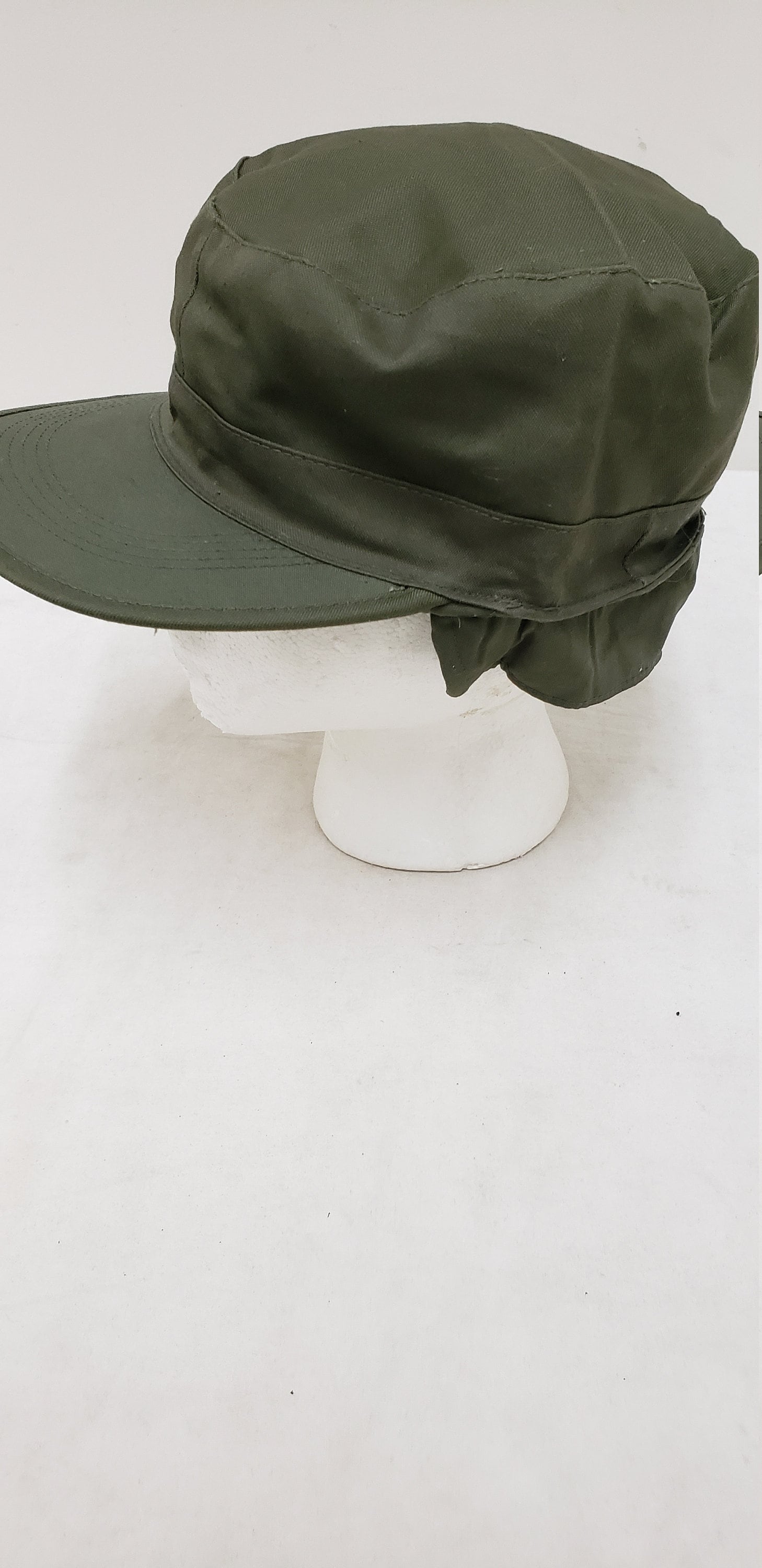 Military Style OD Green Winter Cap - Etsy