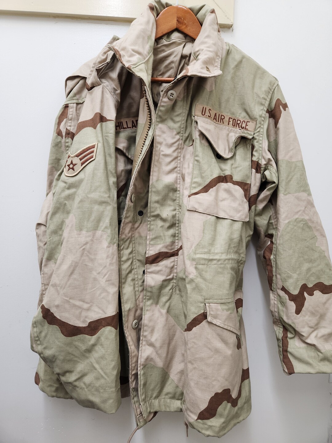 Vintage Military Issued USAF 3 Color Desert M65 Field Jacket With ...