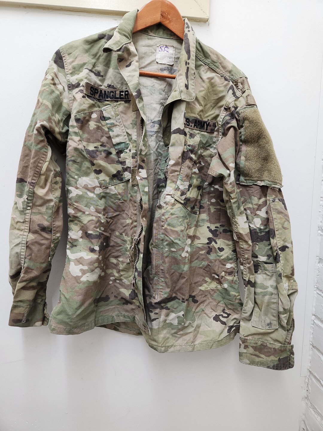 Military Issued Multi Cam Shirt/blouse With Patches-sr - Etsy