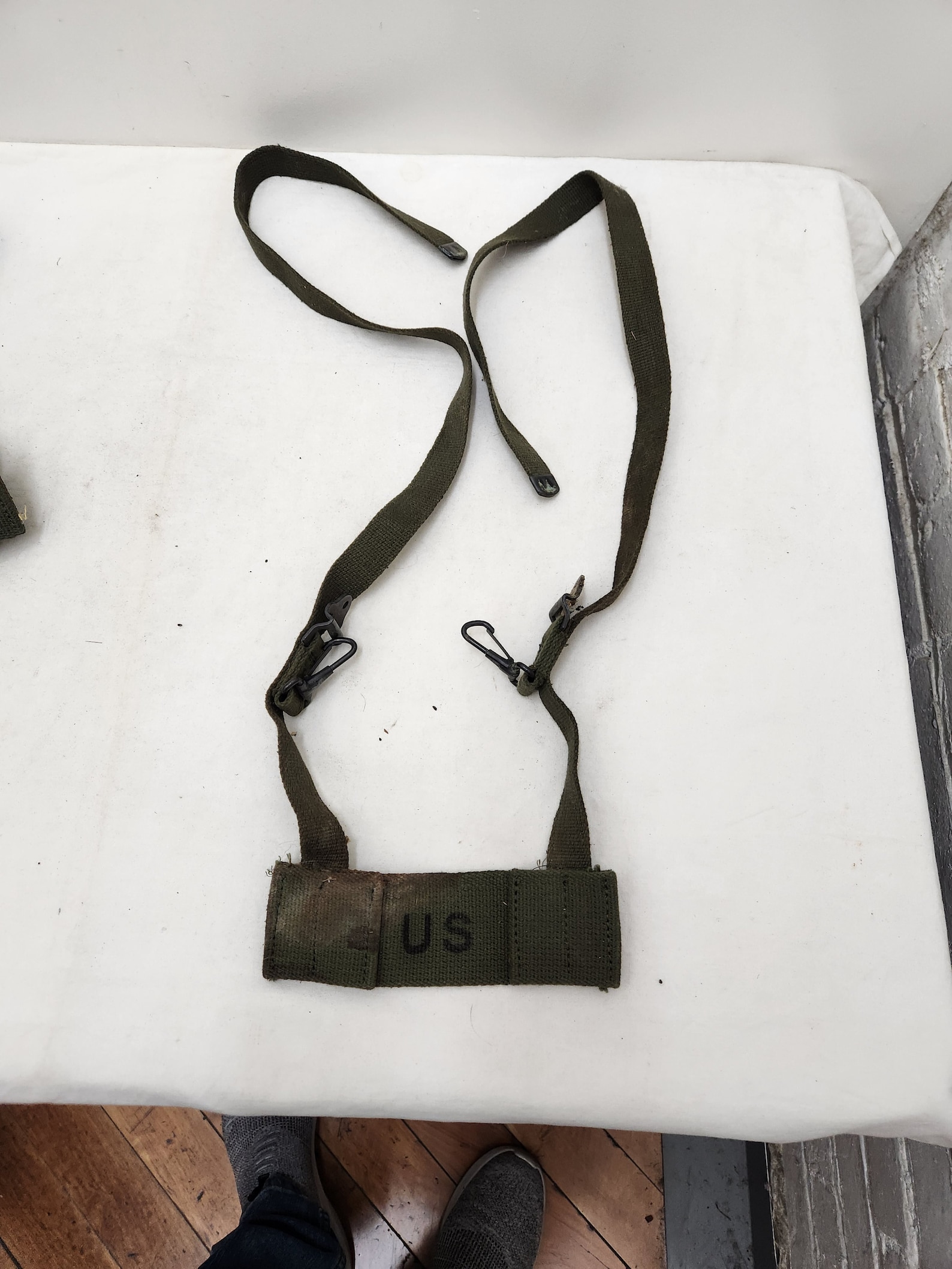 Vintage Military Issued Vietnam Era Field Pack Adapter Strap Assembly ...