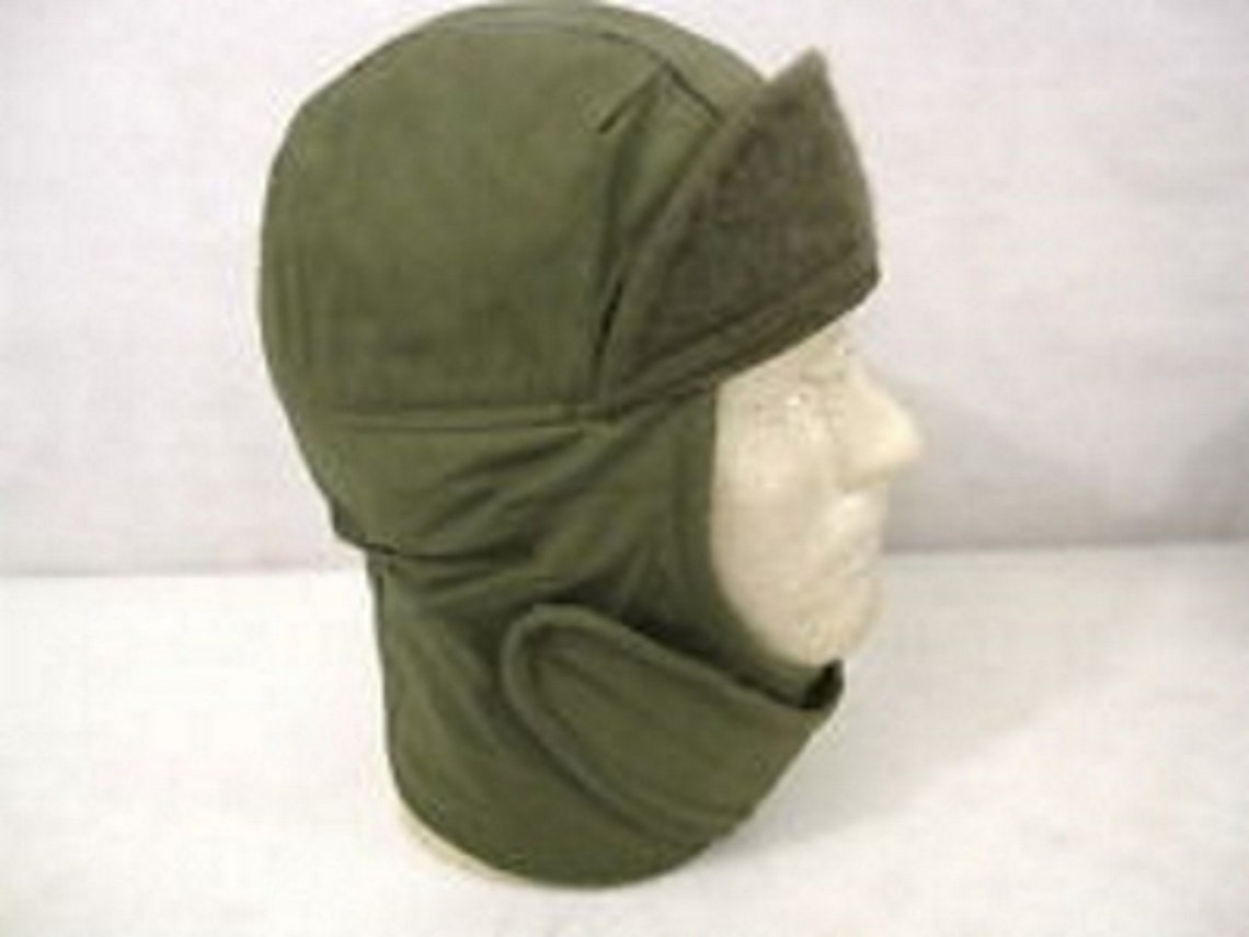 Vintage Military Issued OD Green Pile Cap-new - Etsy