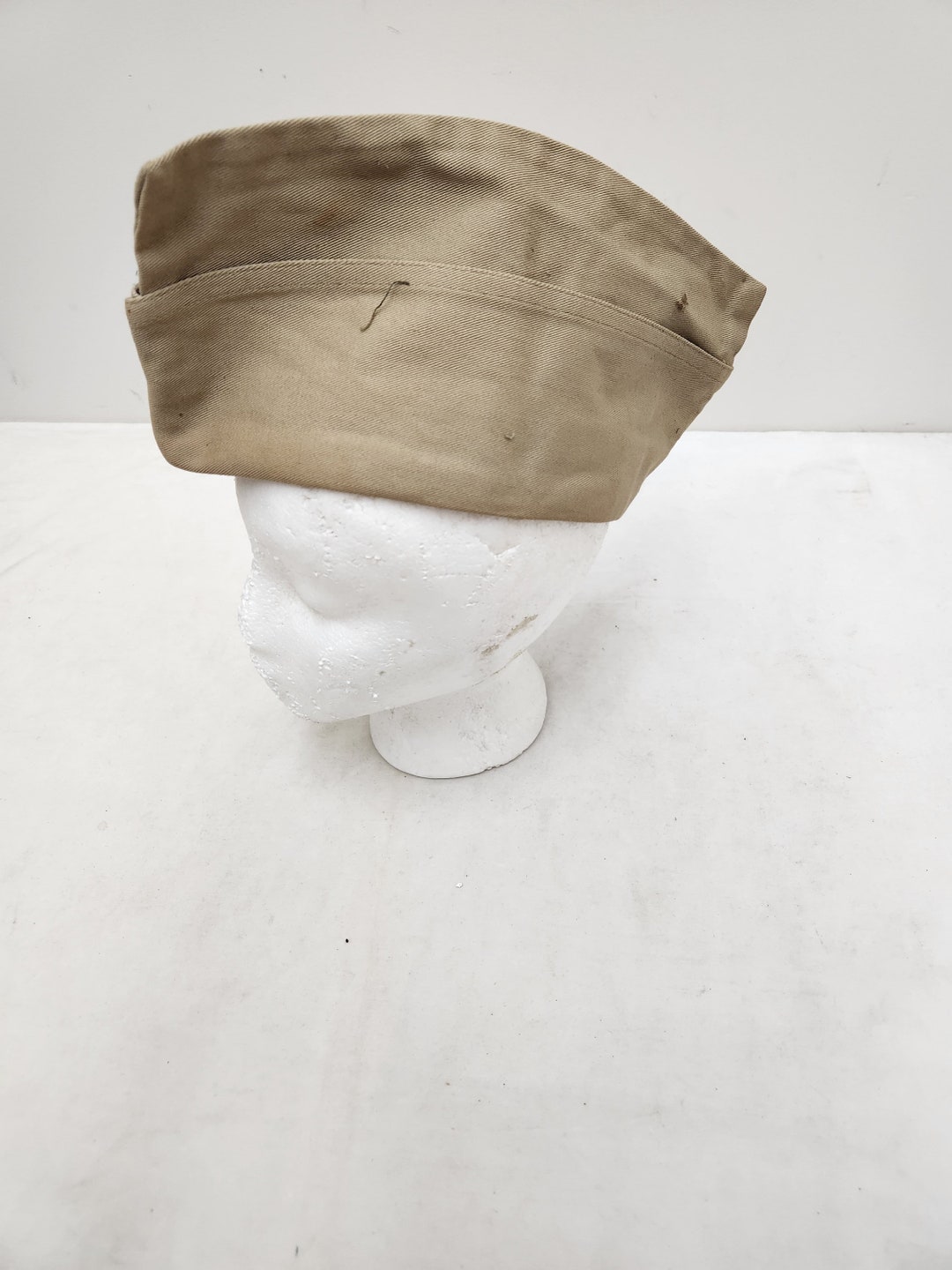 Vintage Military Issued Korean War Era Khaki Garrison Hat - Etsy