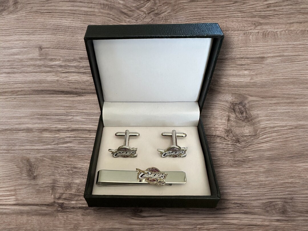 Cleveland Cavaliers Cavs Cuff Link Cufflinks Cuff Links Tie Clip Bar ...