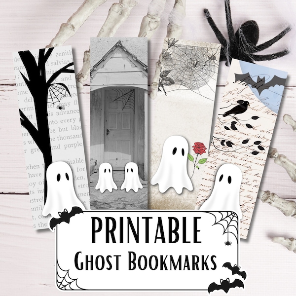 Printable Halloween Bookmarks - Etsy