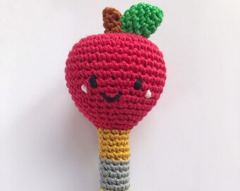 Crochet apple | Etsy