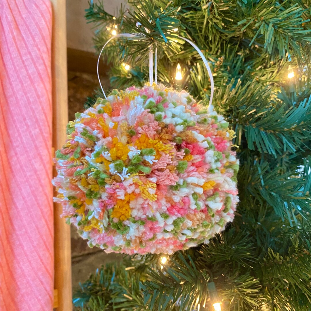 Gingy Pom Pom Ornament Giant Ornament Gingerbread Charms Handmade ...