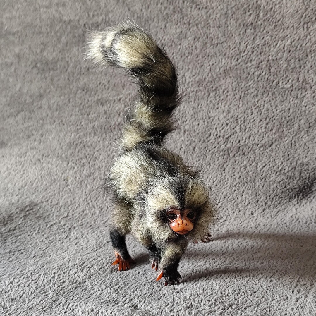 Pygmy Monkey, Poseable Art Doll, Realistic Animal - Etsy