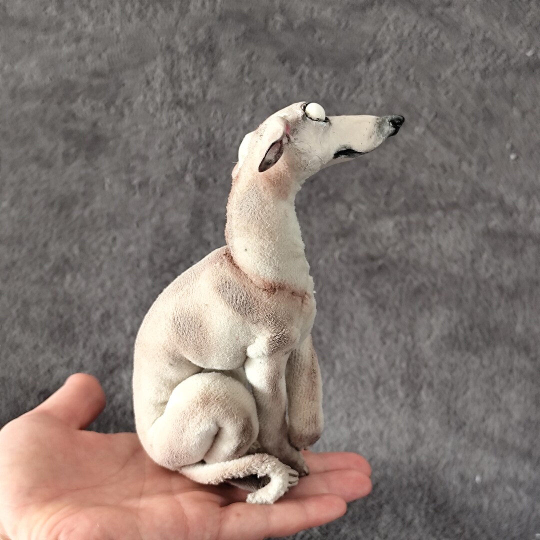 Funny Mini Greyhound Poseable Art Doll, Realistic Animal - Etsy Australia