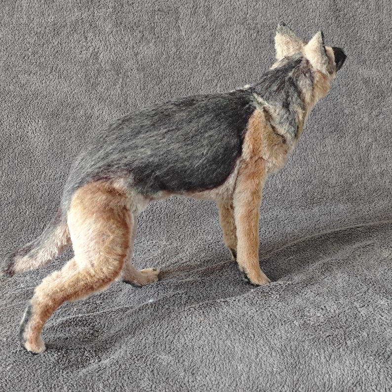 German Shepherd Realistic Dog Art Doll Animal, Ooak - Etsy
