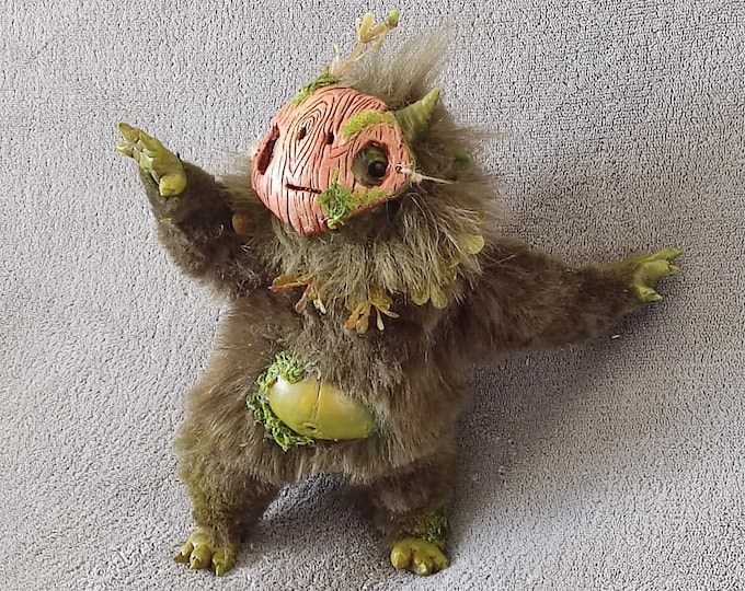 Forest Creature Poseable Art Doll, Darkwood Troll, OOAK Fantasy ...