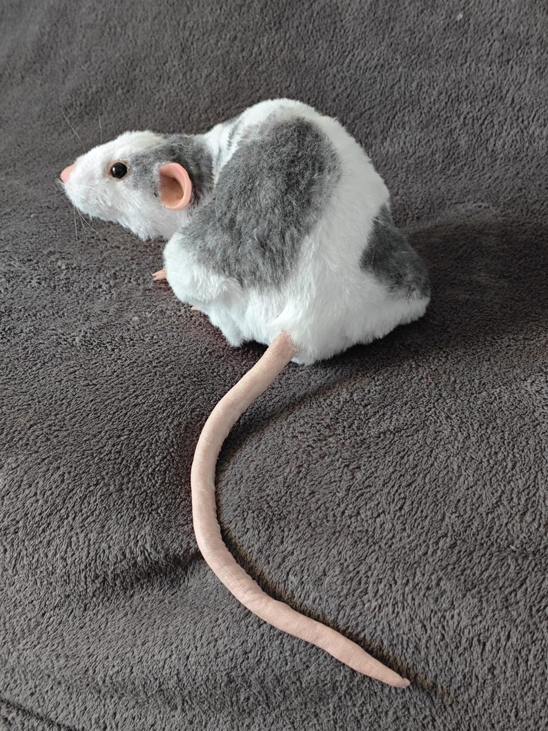 Dumbo Rat, poseable art doll, realistic animal ooak - Etsy France