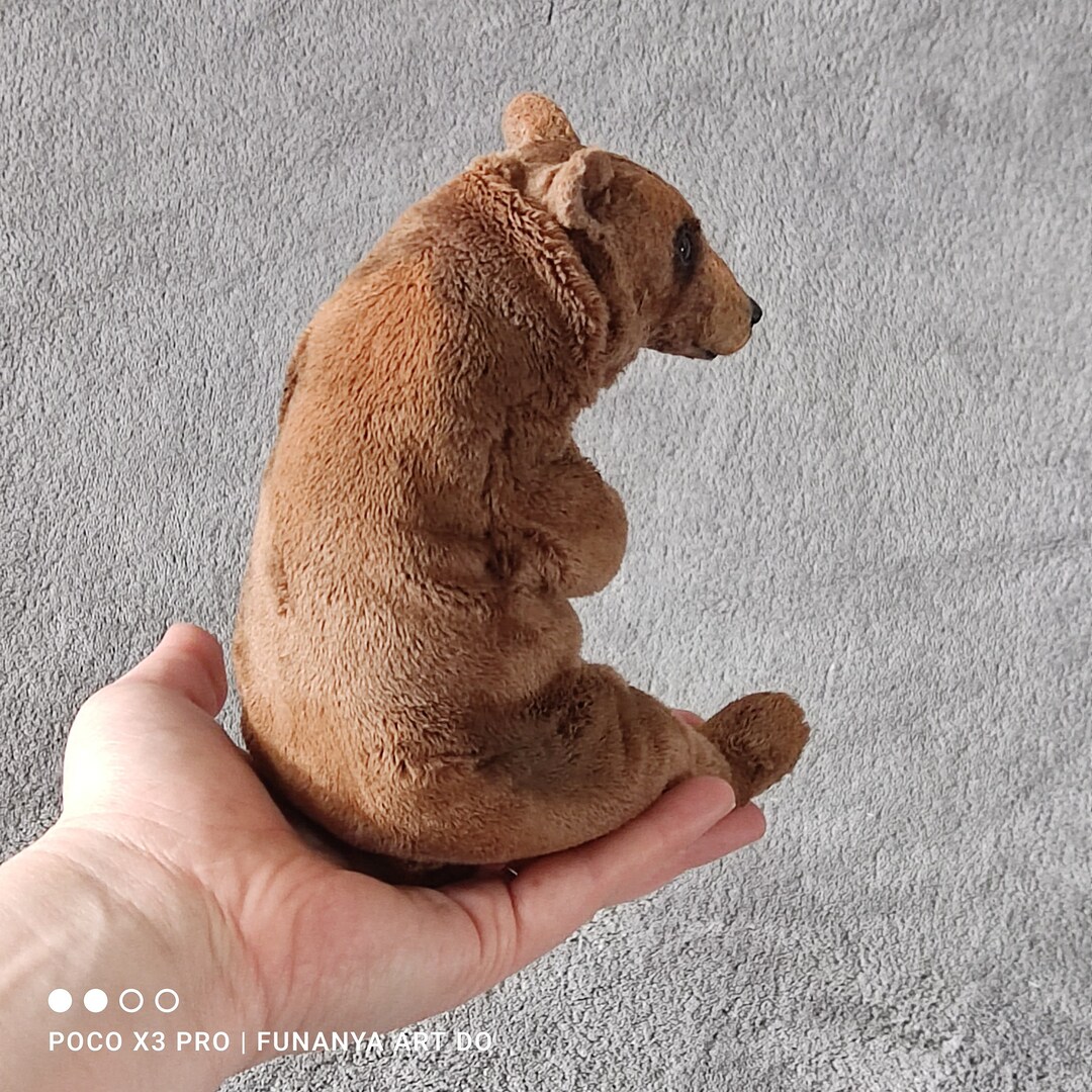 Pocket Teddy Bear, Realistic Bear Art Doll Animal - Etsy