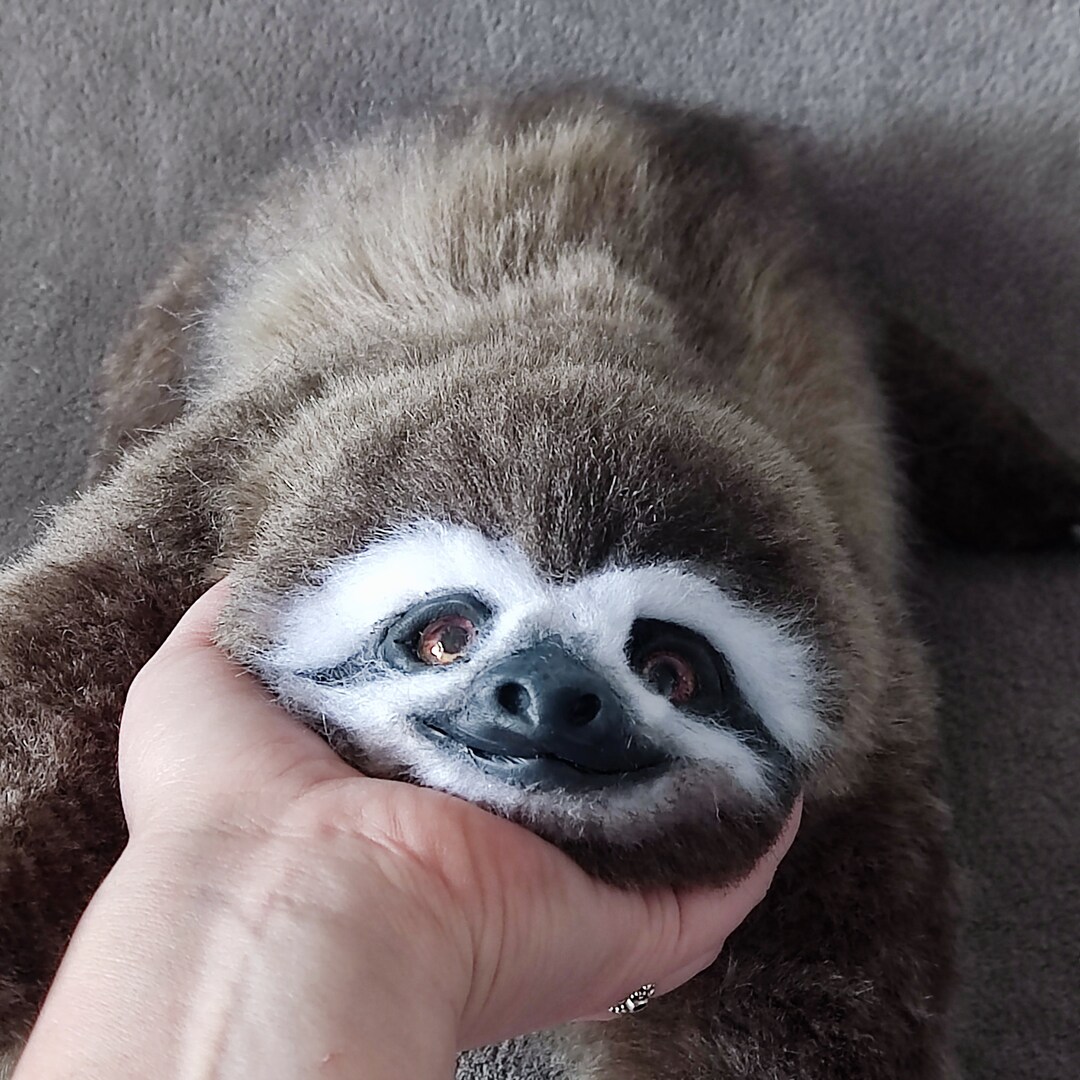 Baby Sloth Poseable Art Doll, Realistic Animal/ Lalka Artystyczna - Etsy