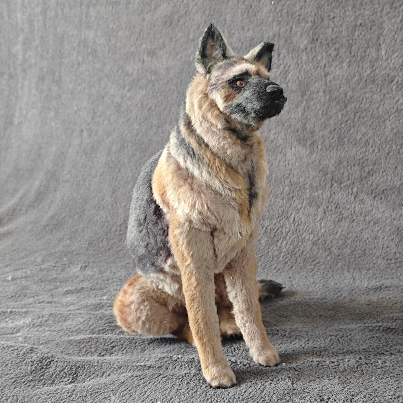 German Shepherd Realistic Dog Art Doll Animal, Ooak - Etsy