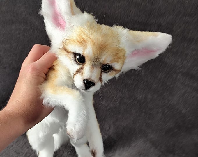 Fennec Fox, Poseable Art Doll, Realistic, Ooak - Etsy
