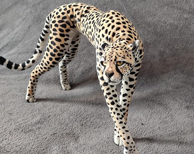 Cheetah , Lifelike, Poseable Art Doll, Realistic, Ooak - Etsy