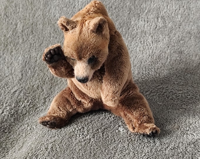 Mini Teddy Bear B, Realistic Bear Art Doll Animal - Etsy