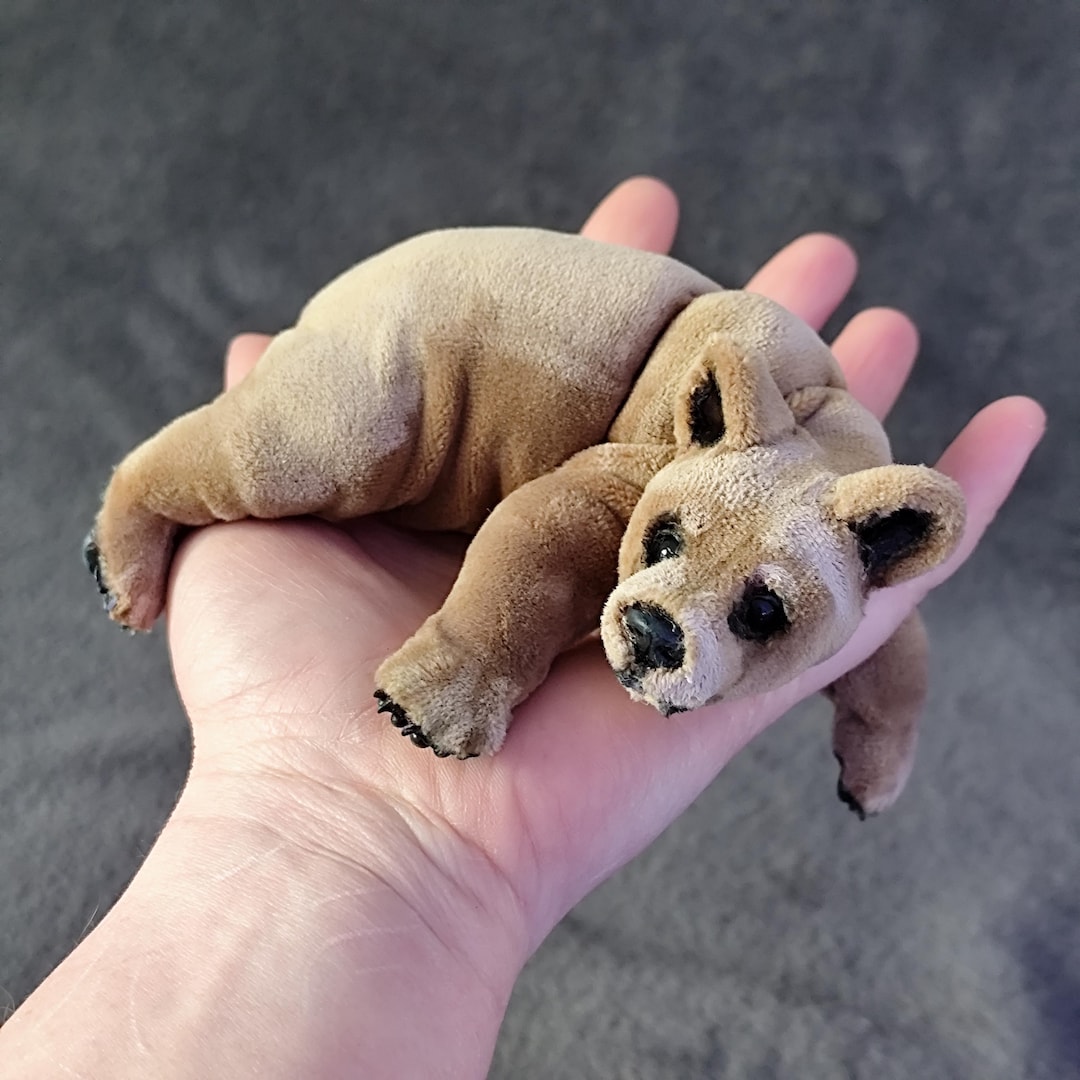 Mini Bear Cub 1, Realistic Bear Art Doll Animal - Etsy
