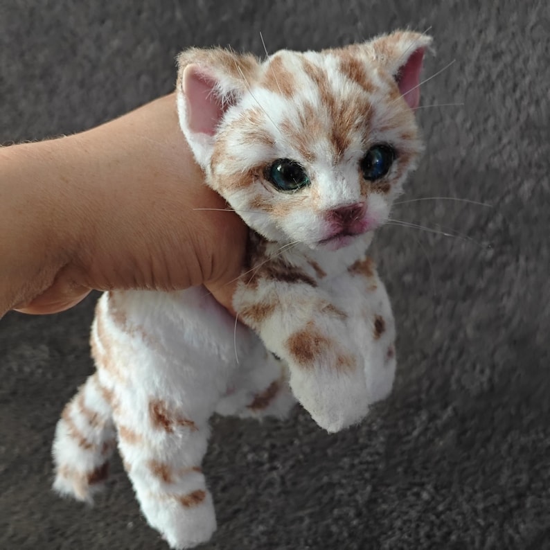 Kitten , realistic animal, poseable art doll, ooak - Etsy France