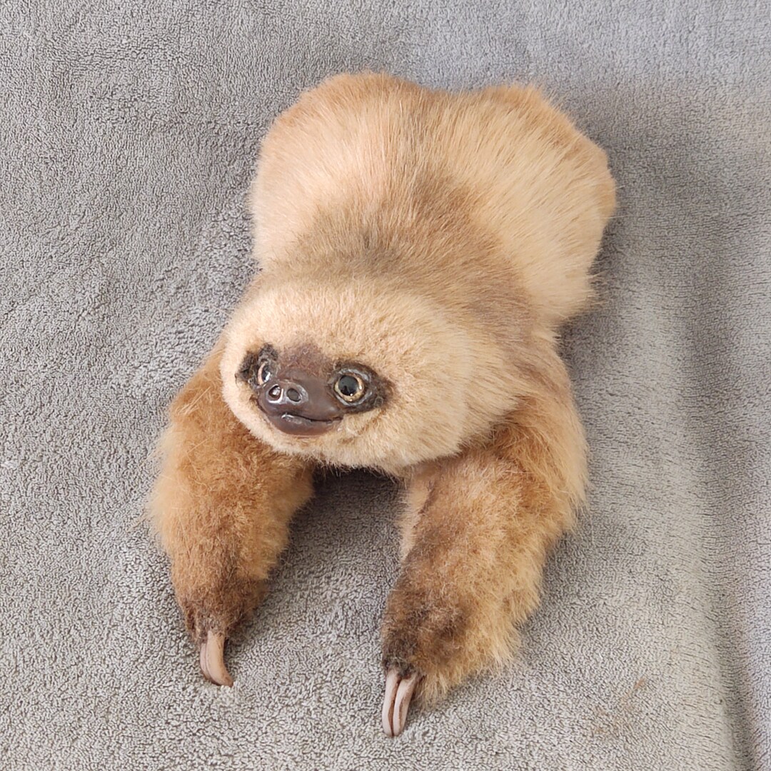 Baby Sloth Poseable Art Doll, Realistic Animal/ Lalka Artystyczna - Etsy