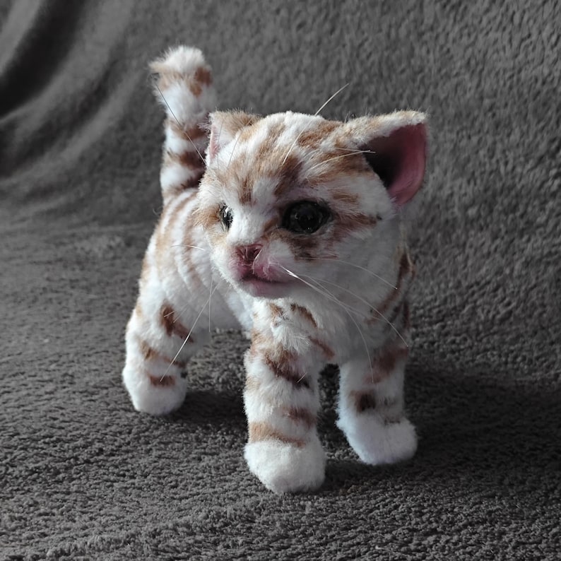 Kitten , realistic animal, poseable art doll, ooak - Etsy France