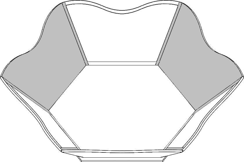 DIY Cardboard Kit Hexagonal Festoon Basket 24 X 22 X 6 Cm beginner - Etsy