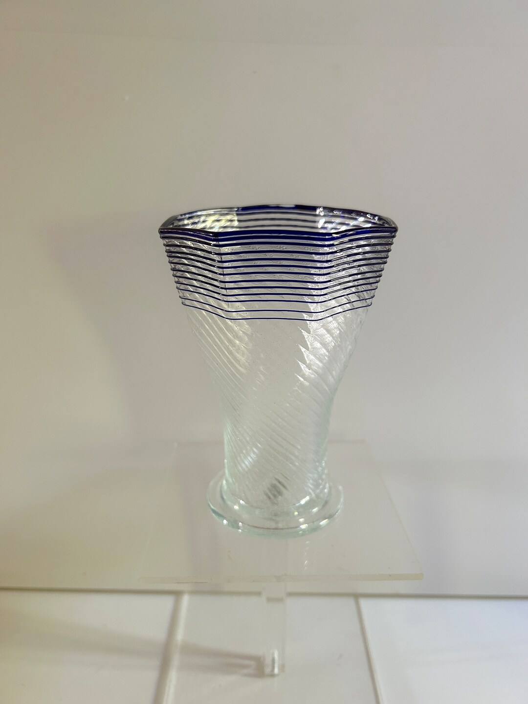 J.E.F Glas Novy Bor Berkemeyer Glass 90s Never Used Signed - Etsy