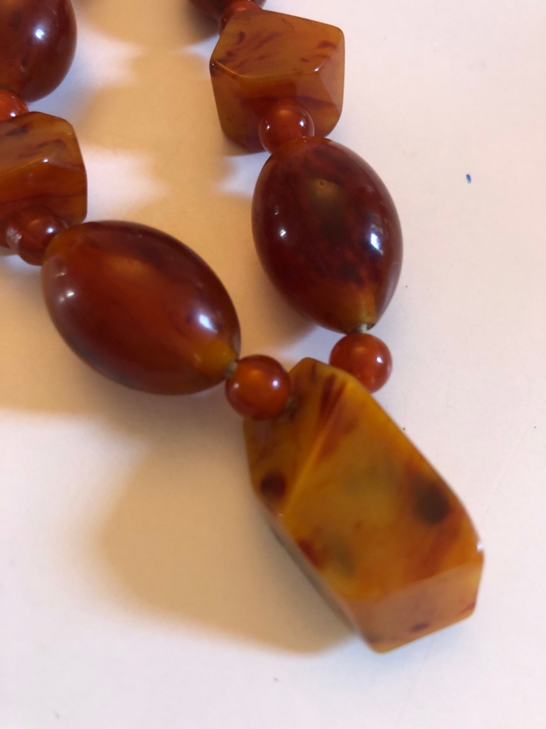 Beautiful Old Butterscotch Bakelite Necklace From the 40s - Etsy