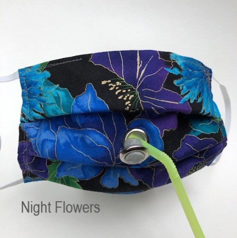 Face Masks With Hole Plug for Drinking - Etsy