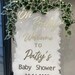 Baby Shower Acrylic Sign A2 42 X 59cms - Etsy