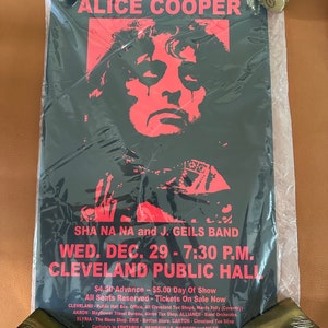 Alice Cooper Poster Collection - 9 Poster Lot - Etsy