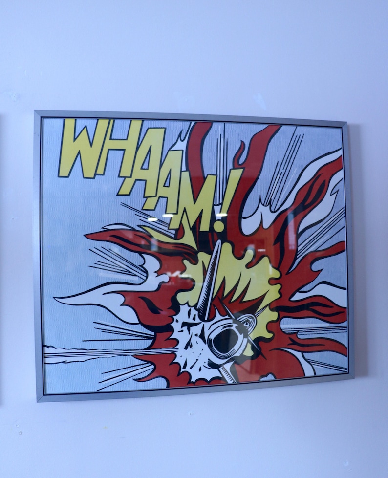 Vintage Roy Lichtenstein Whaam! 1963 Diptych Tate Gallery - Etsy