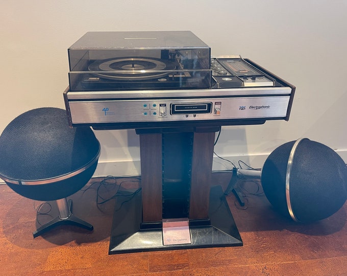 1970s Electrophonic Stereo With Record and 8 Track Radio Player System ...