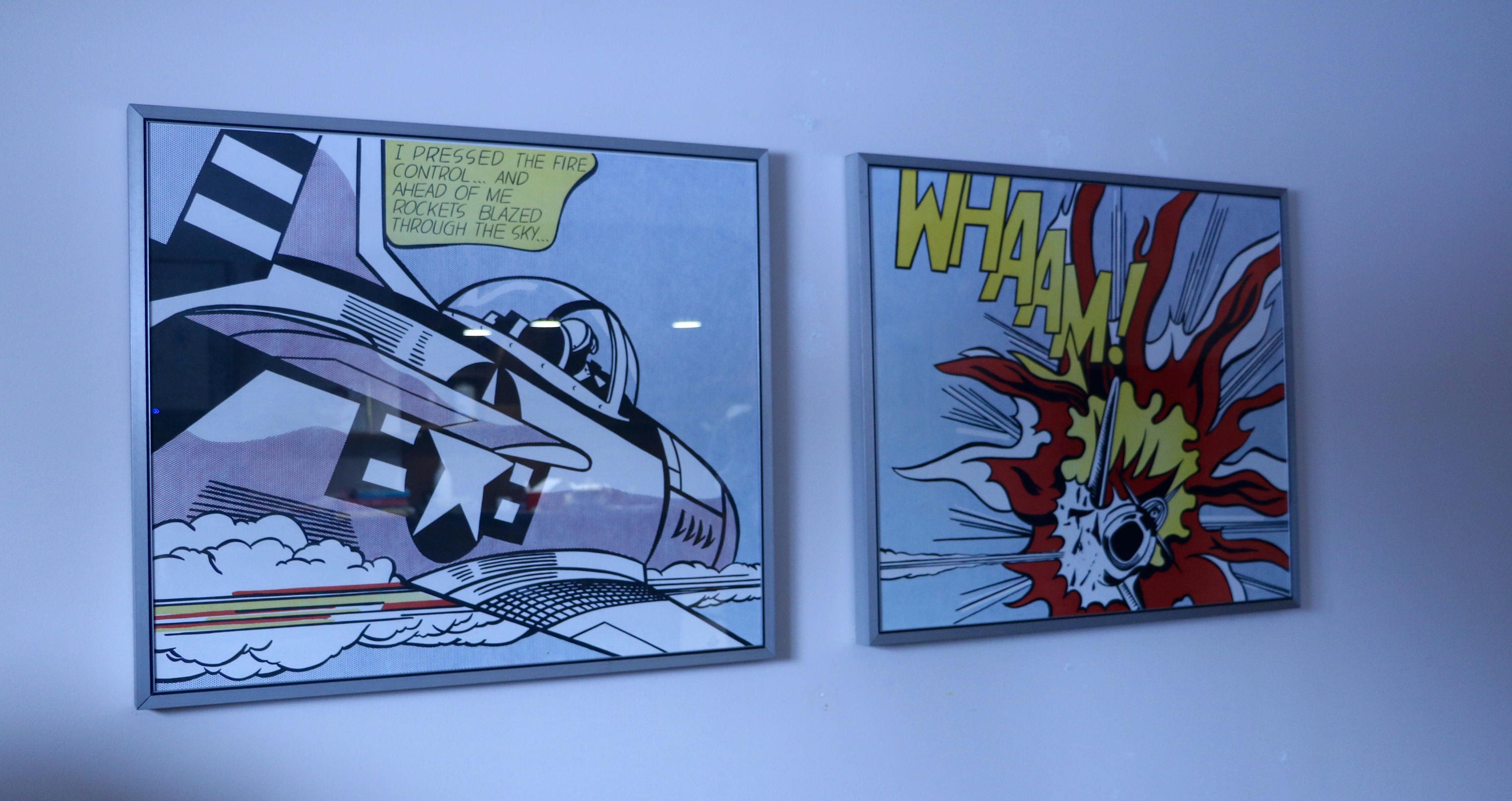 Vintage Roy Lichtenstein Whaam! 1963 Diptych Tate Gallery - Etsy UK