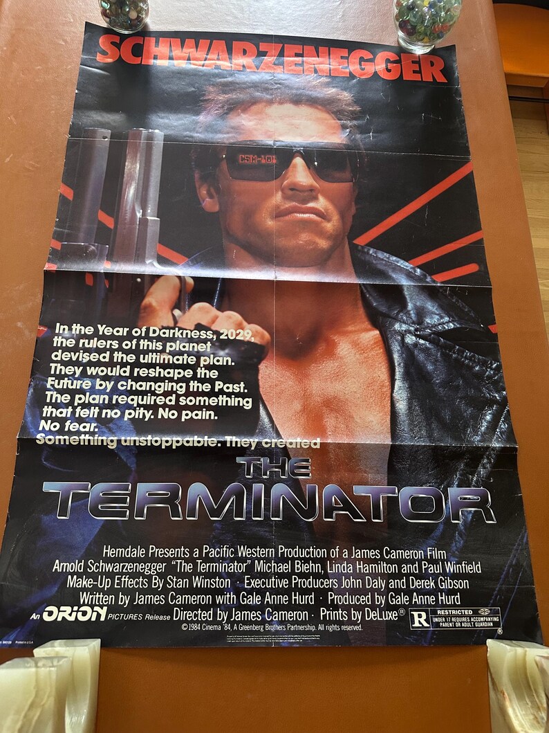 The Terminator 1984 27"x41" 1-sheet Poster Arnold Schwarzenegger NSS ...