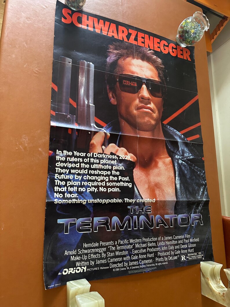 The Terminator 1984 27"x41" 1-sheet Poster Arnold Schwarzenegger NSS ...
