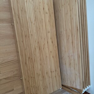 Ikea SVALNAS Bamboo Wall Unit Book Shelves and Desk in the Style of ...