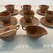 Lot of Vintage Melmac Melamine Dinnerware 6 Brown Cups, 6 Plates, 1 ...