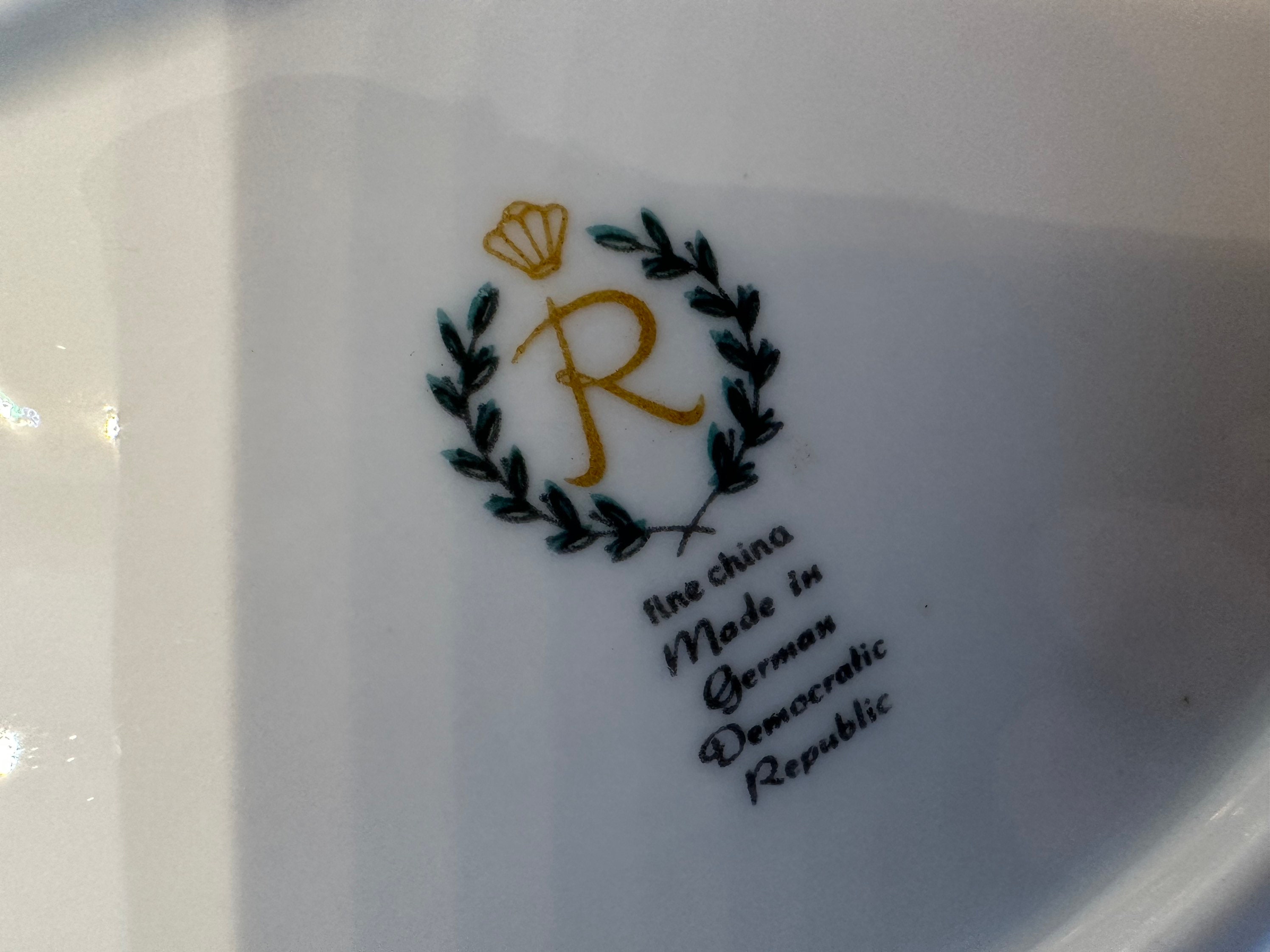 Vintage Three Compartment Tray by Reichenbach Fine China Made in German ...